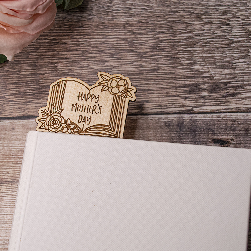Personalised Wooden Happy Mother's Day Bookmark | The Happy Gift Makers